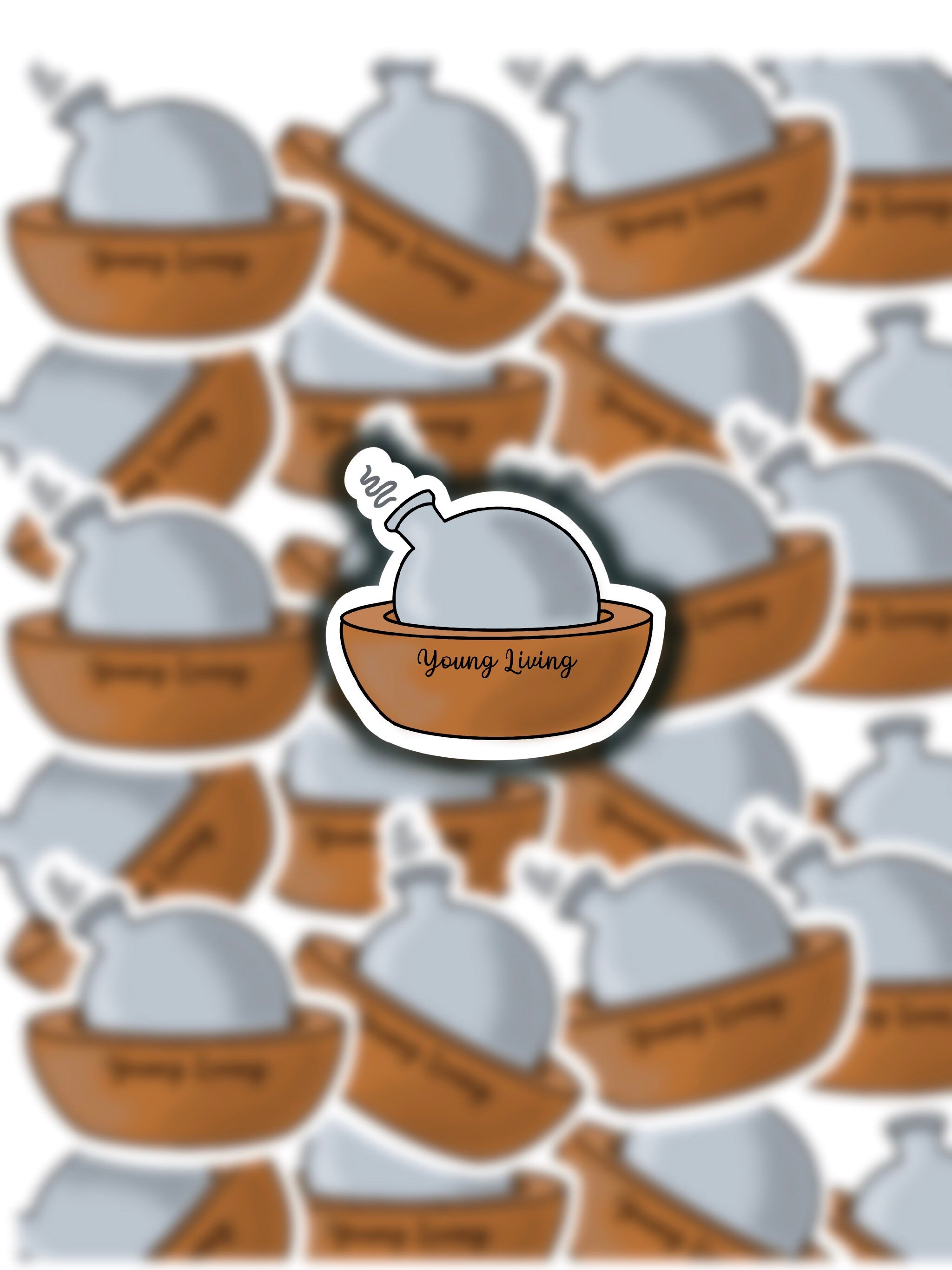 ESSENTIAL OIL STICKER / Diffuser Sticker / Young Living / - Etsy