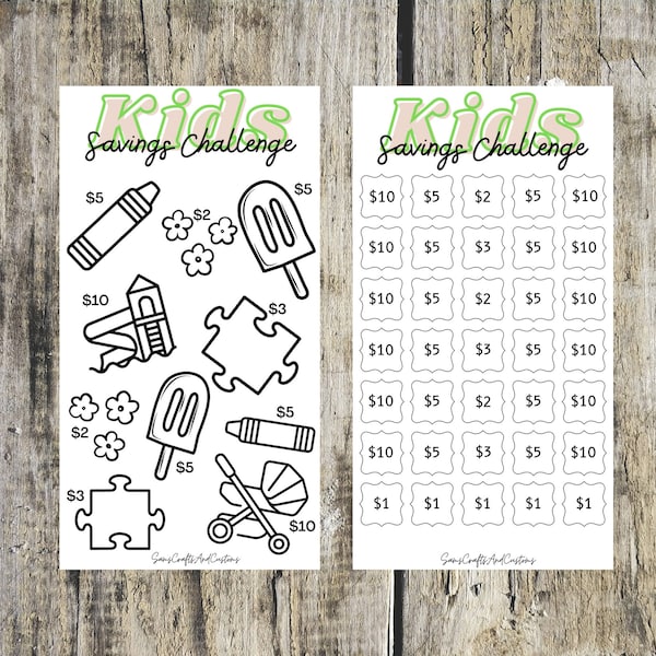 Money Challenge - Etsy