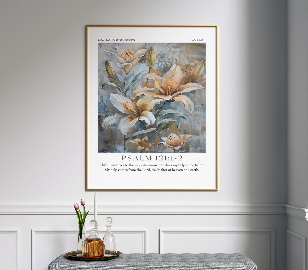 Christian Scripture Wall Decoration Faithful Scripture Art ...