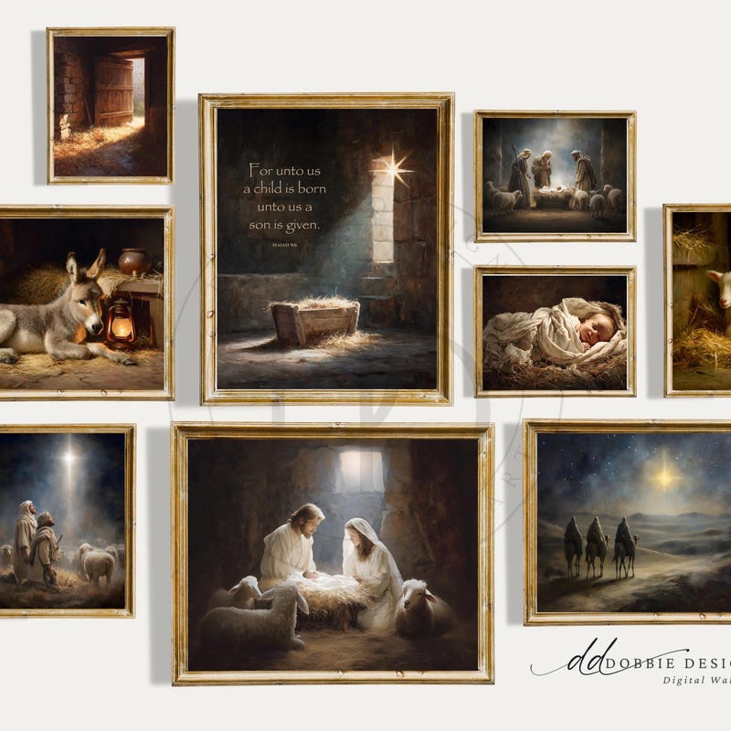 Rustic Nativity Wall Art - Etsy