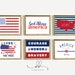 Patriotic Wall Art Set of 54 Independence Day Posters 4th of July Decor ...