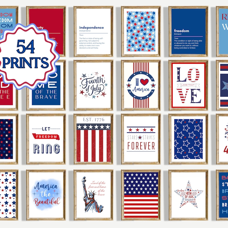 Independence Day Posters - Etsy