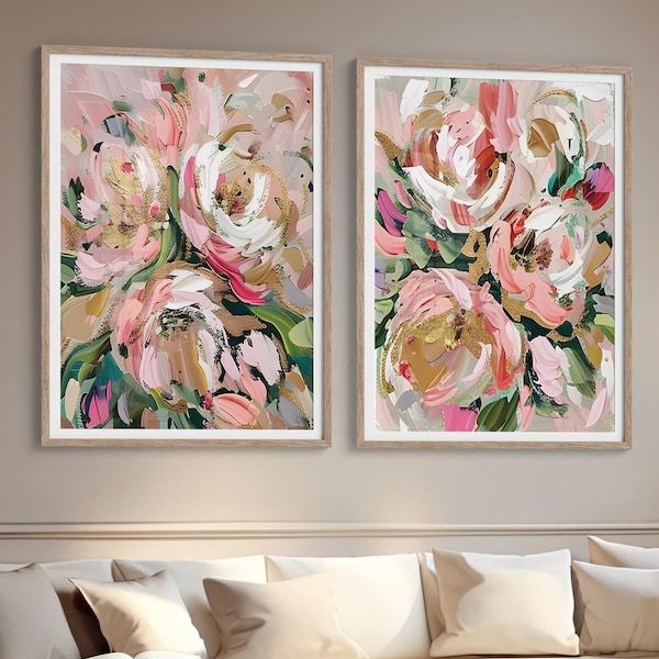 Abstract Floral Art - Etsy