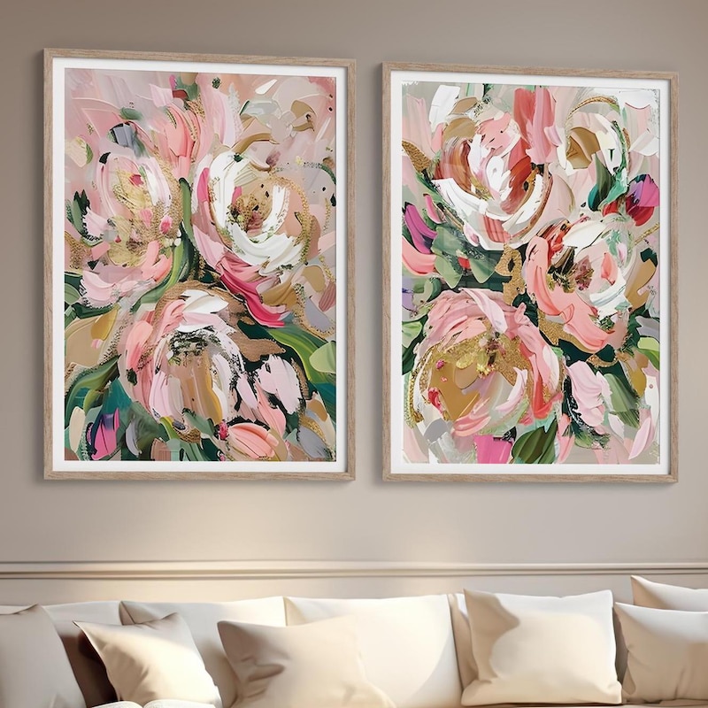 Abstract Floral Art - Etsy