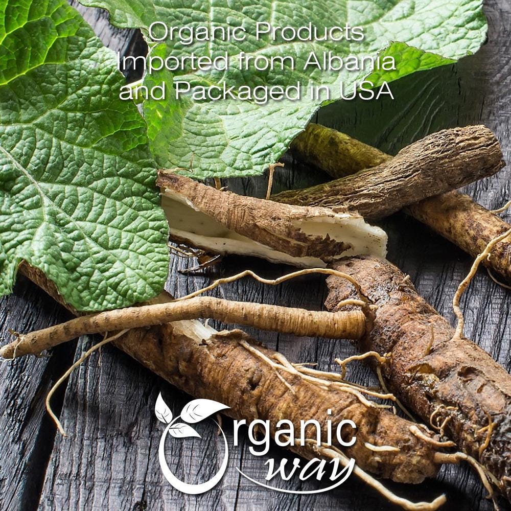 Organic Way Dried Burdock Root | Herbal Tea (arctium Lappa) Cut ...