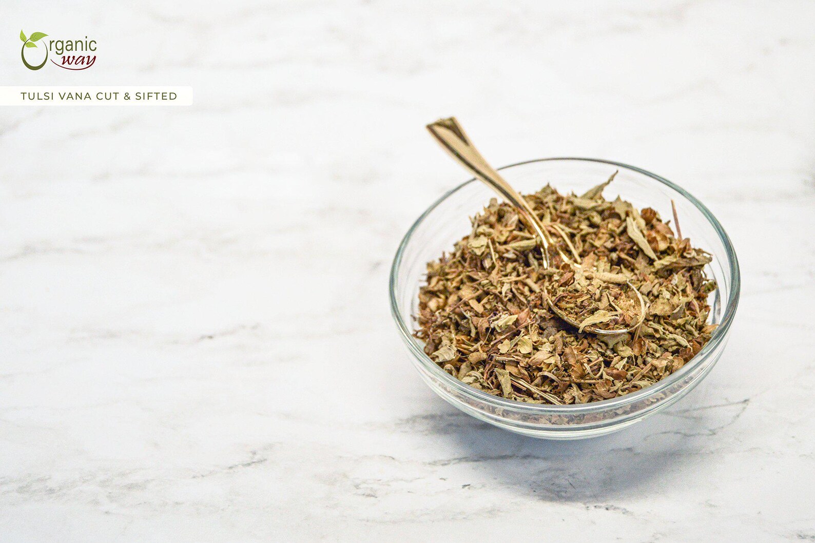 Organic Way Tulsi Vana (holy Basil) Cut & Sifted - Organic, Kosher ...