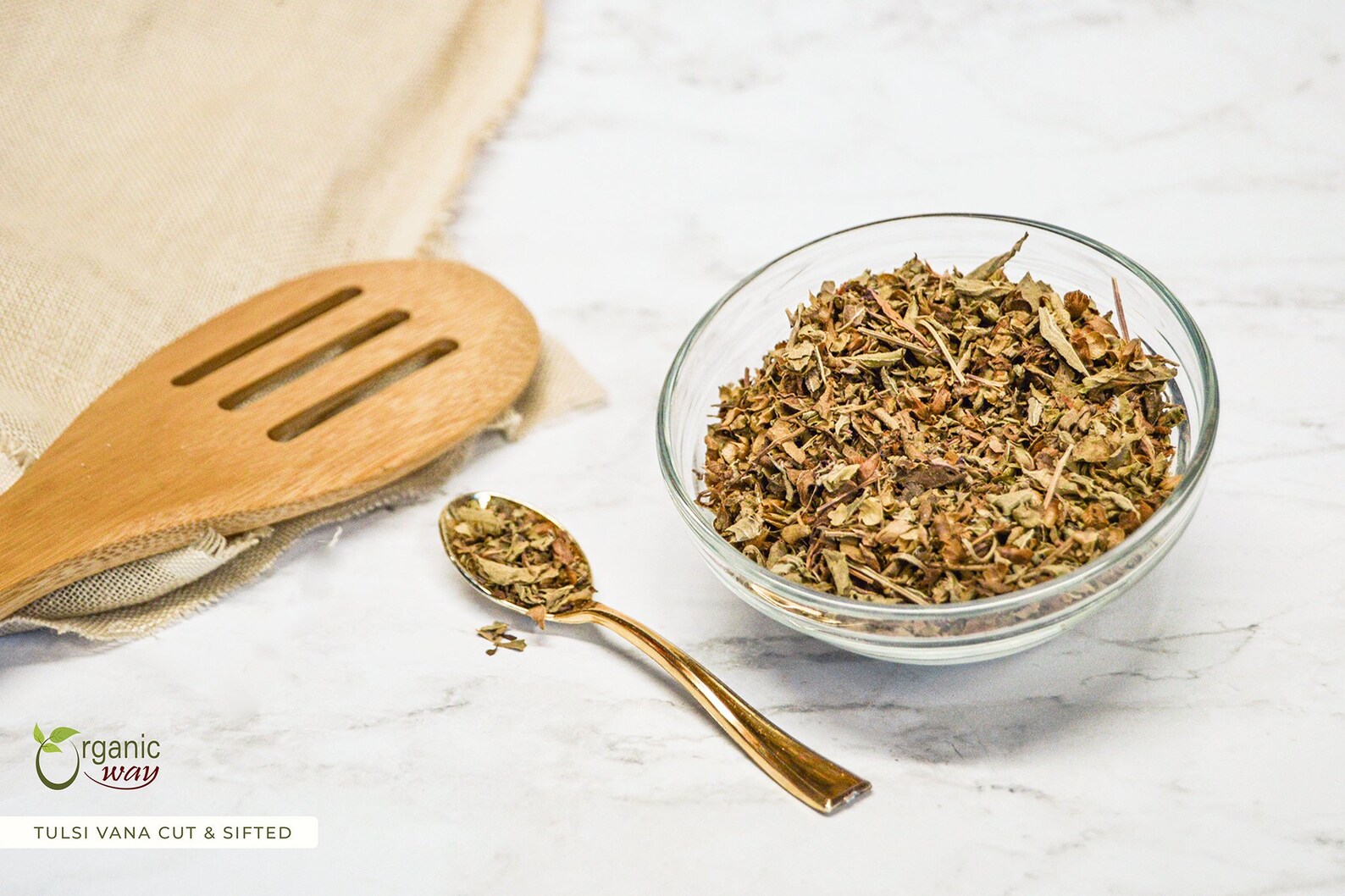 Organic Way Tulsi Vana holy Basil Cut & Sifted Organic - Etsy