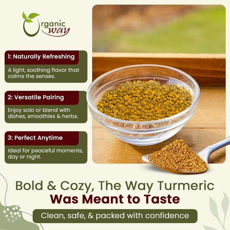 Organic Way Turmeric / Haldi Root Cut & Sifted - Organic, Kosher, USDA ...