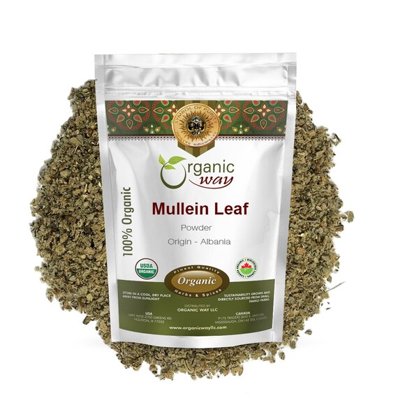 Organic Way Mullein Leaf Powder European Wild-harvest - Etsy