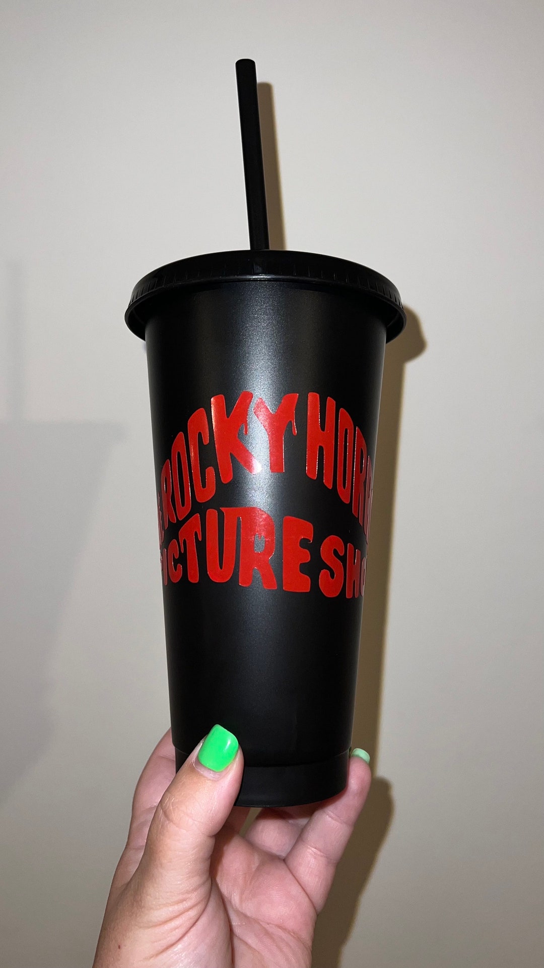 Rocky Horror Cold Cup With Lid & Straw/ Frankenfurter/rocky - Etsy