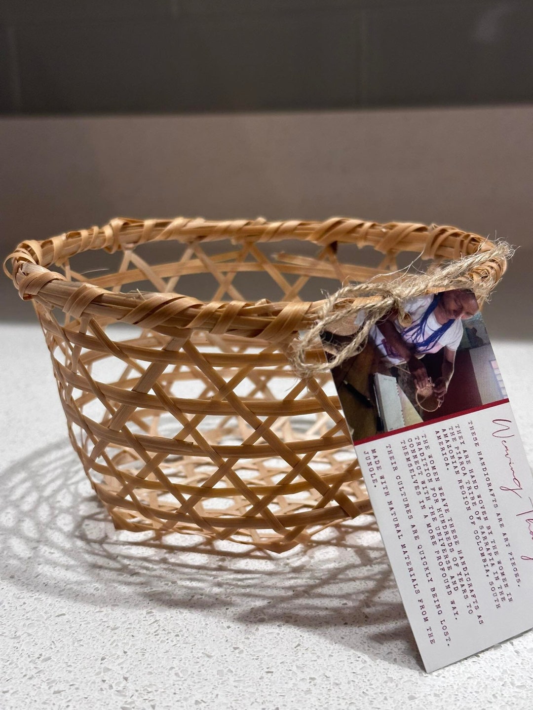 Handwoven Basket – Piaroa Indigenous Art, Natural Fibers - Etsy