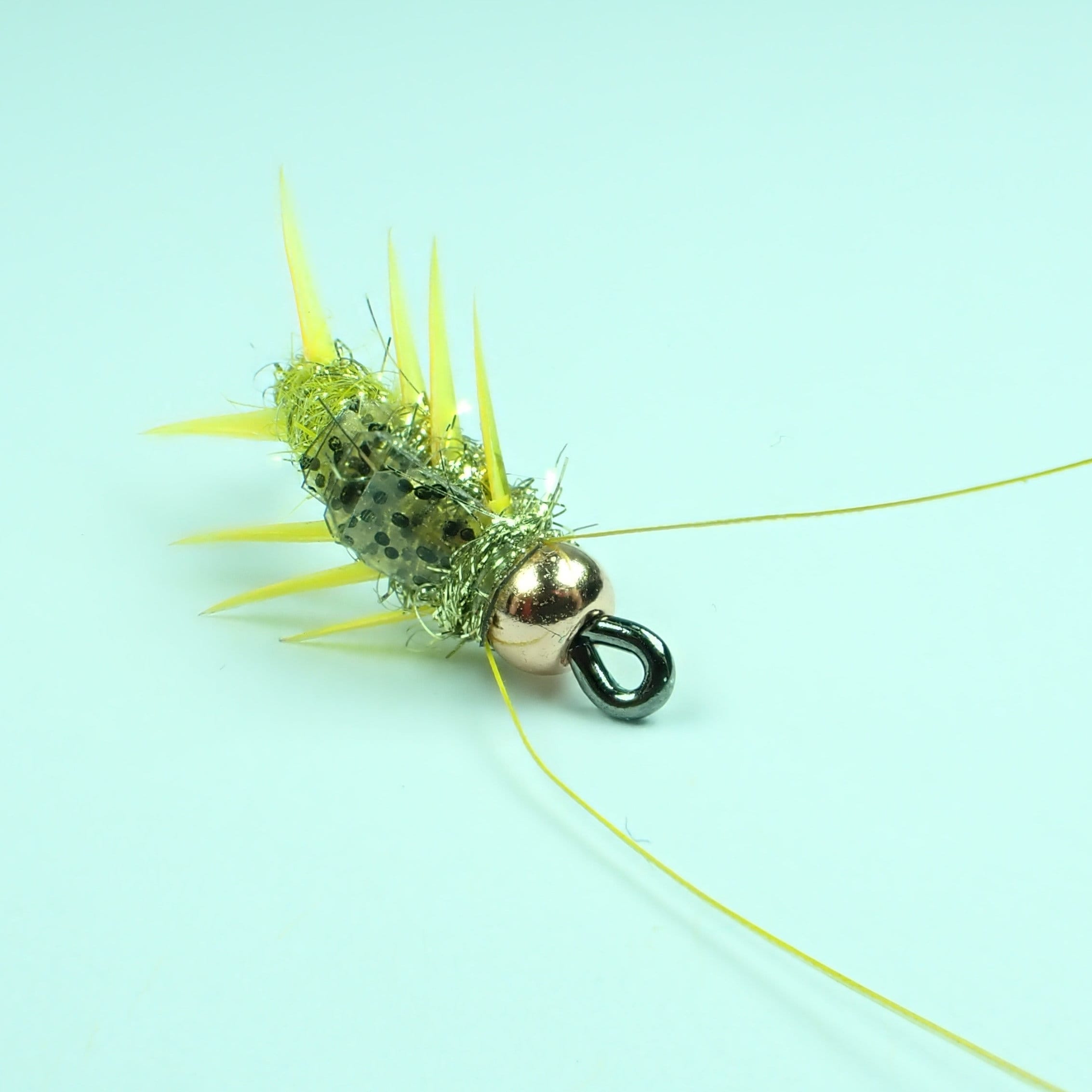 Golden Stonefly. Barbless Weighted Nymph. Great Pattern for Imitating ...