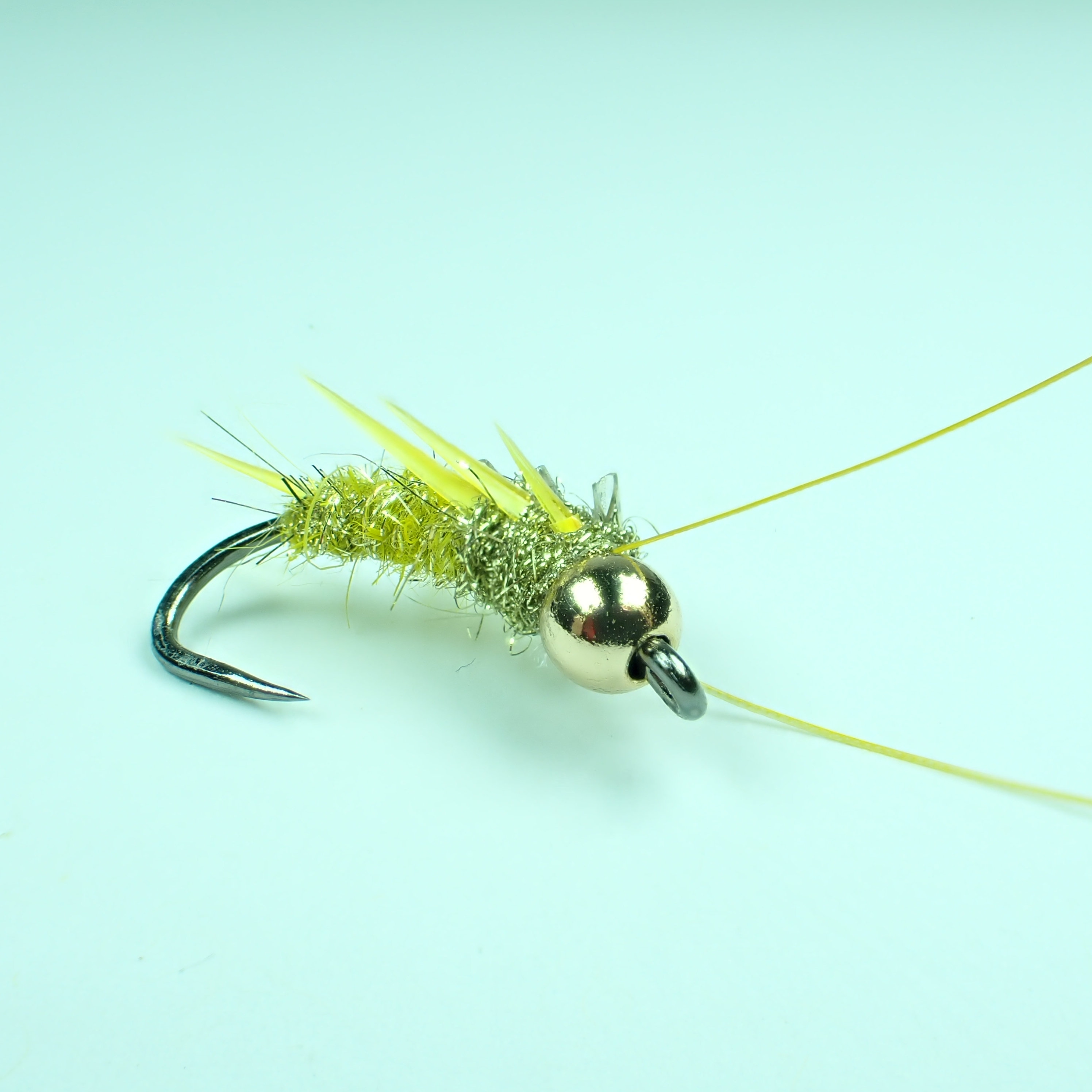 Golden Stonefly. Barbless Weighted Nymph. Great Pattern for Imitating ...