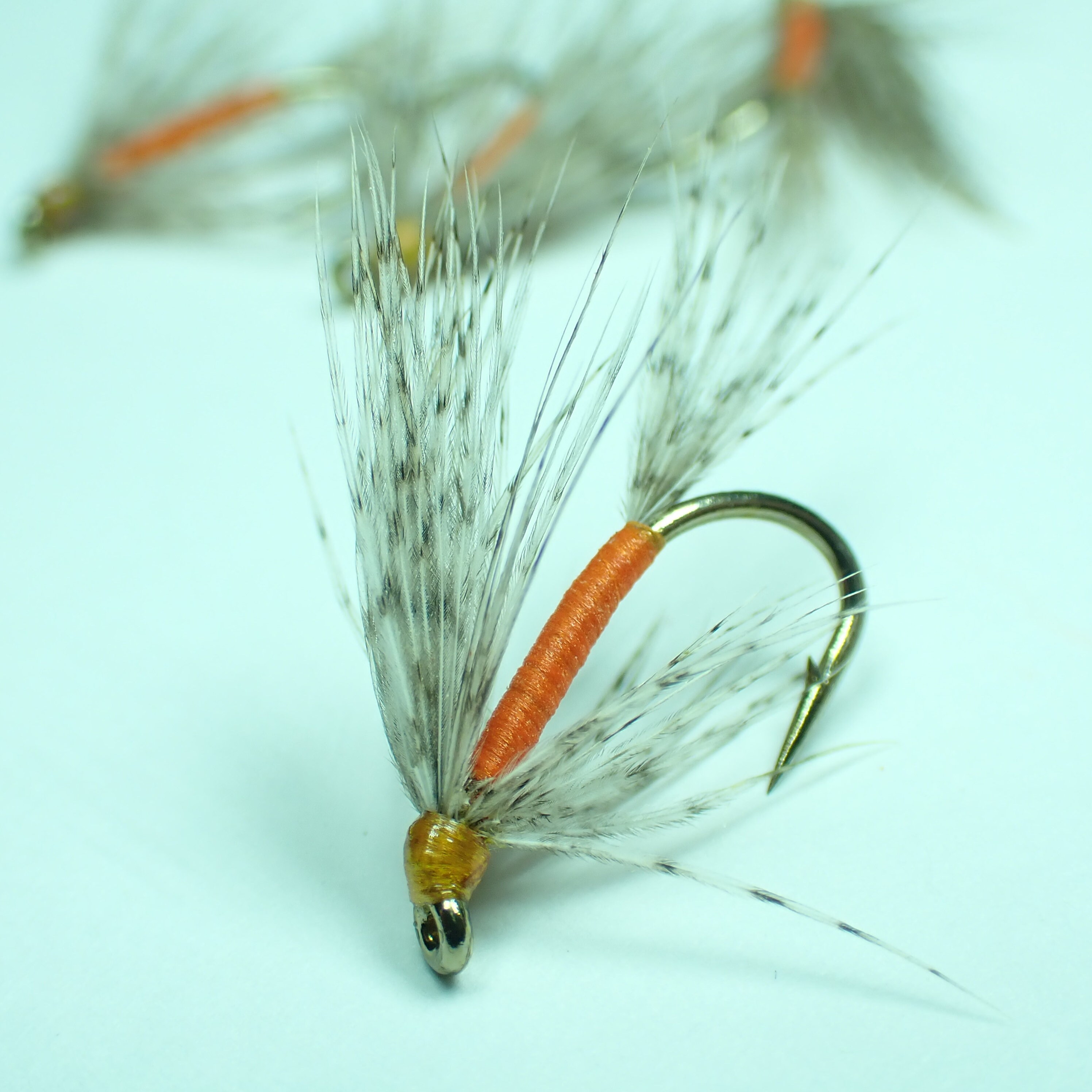 Grey Partridge and Orange Winged Wet Fly, Soft Hackle Wet Fly, Rivers ...