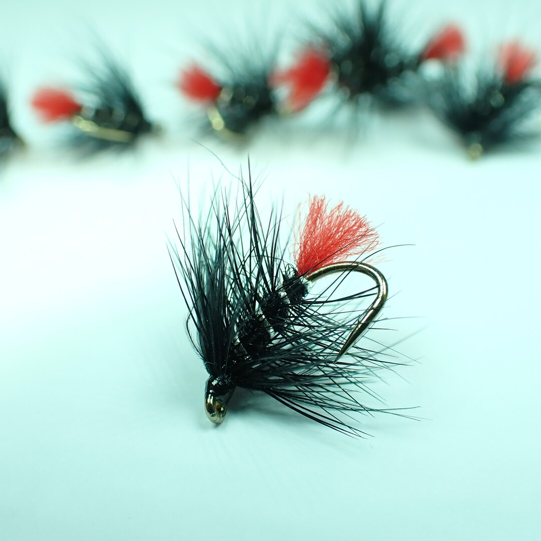 Zulu Fishing Fly. Black, Soft Hackle Wet Fly, for Lochs Rivers, Brown ...