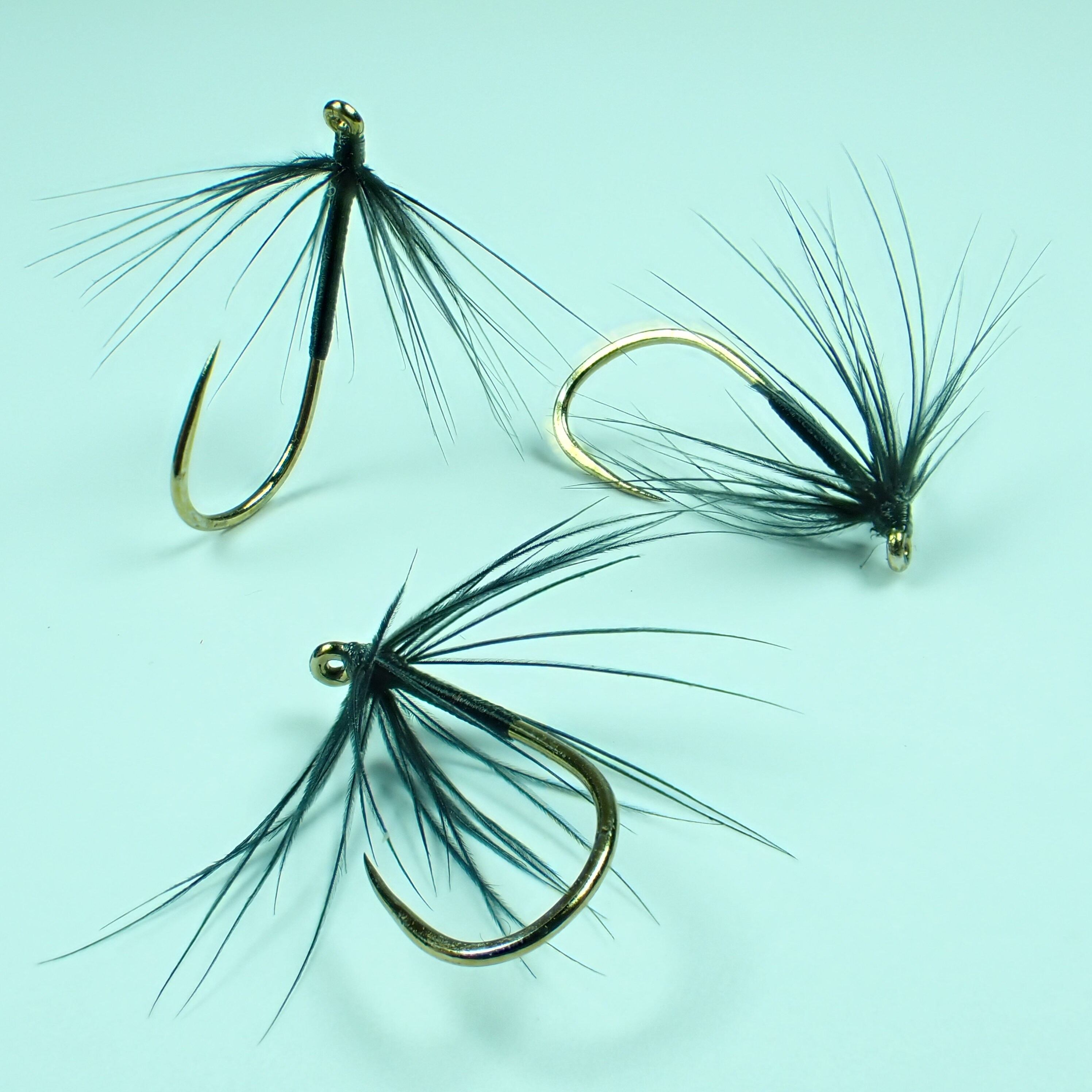 Black Spider Barbless North Country Spider Soft Hackle - Etsy