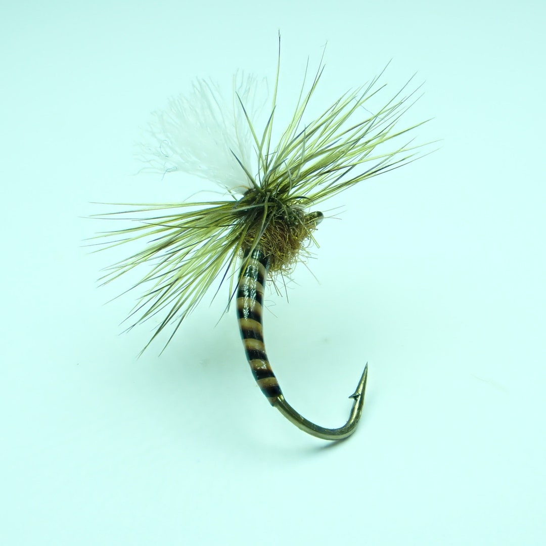 Golden Brown Quill Emerger Barbed Fishing Fly. - Etsy