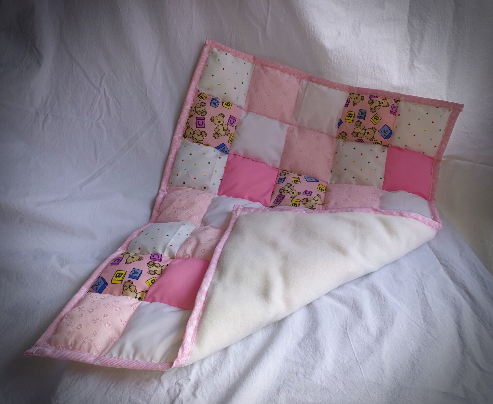 Baby's Handmade Cot or Pram Quilt - Etsy