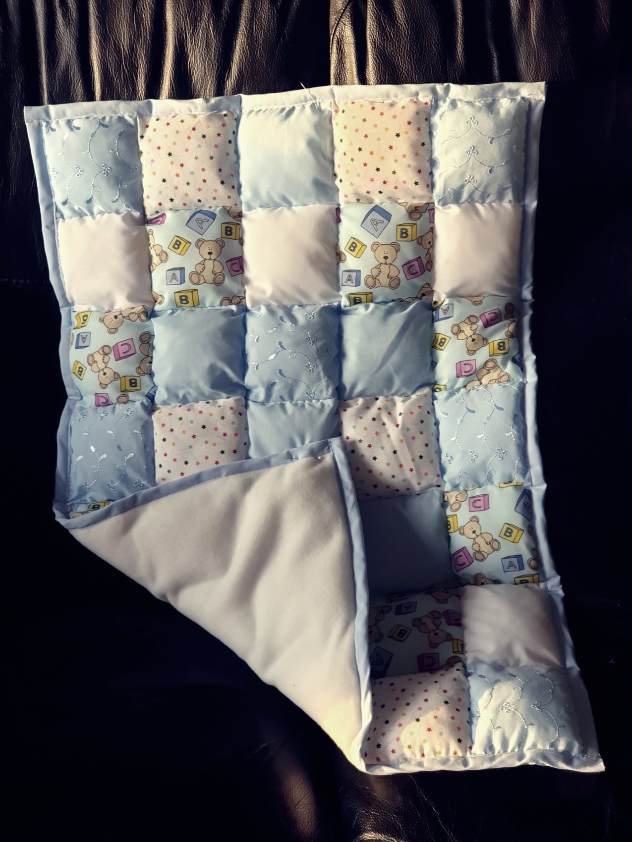 Baby's Handmade Cot or Pram Quilt - Etsy