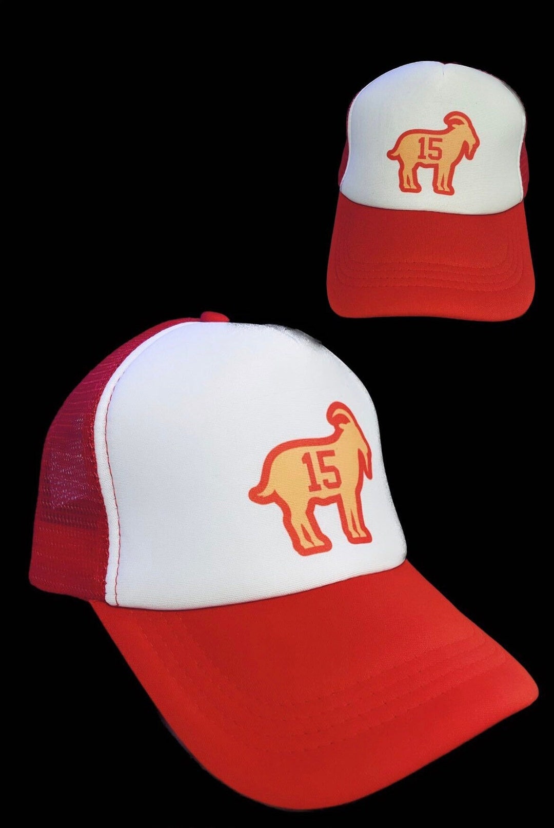 MAHOMES the Goat TRUCKER HAT - Etsy