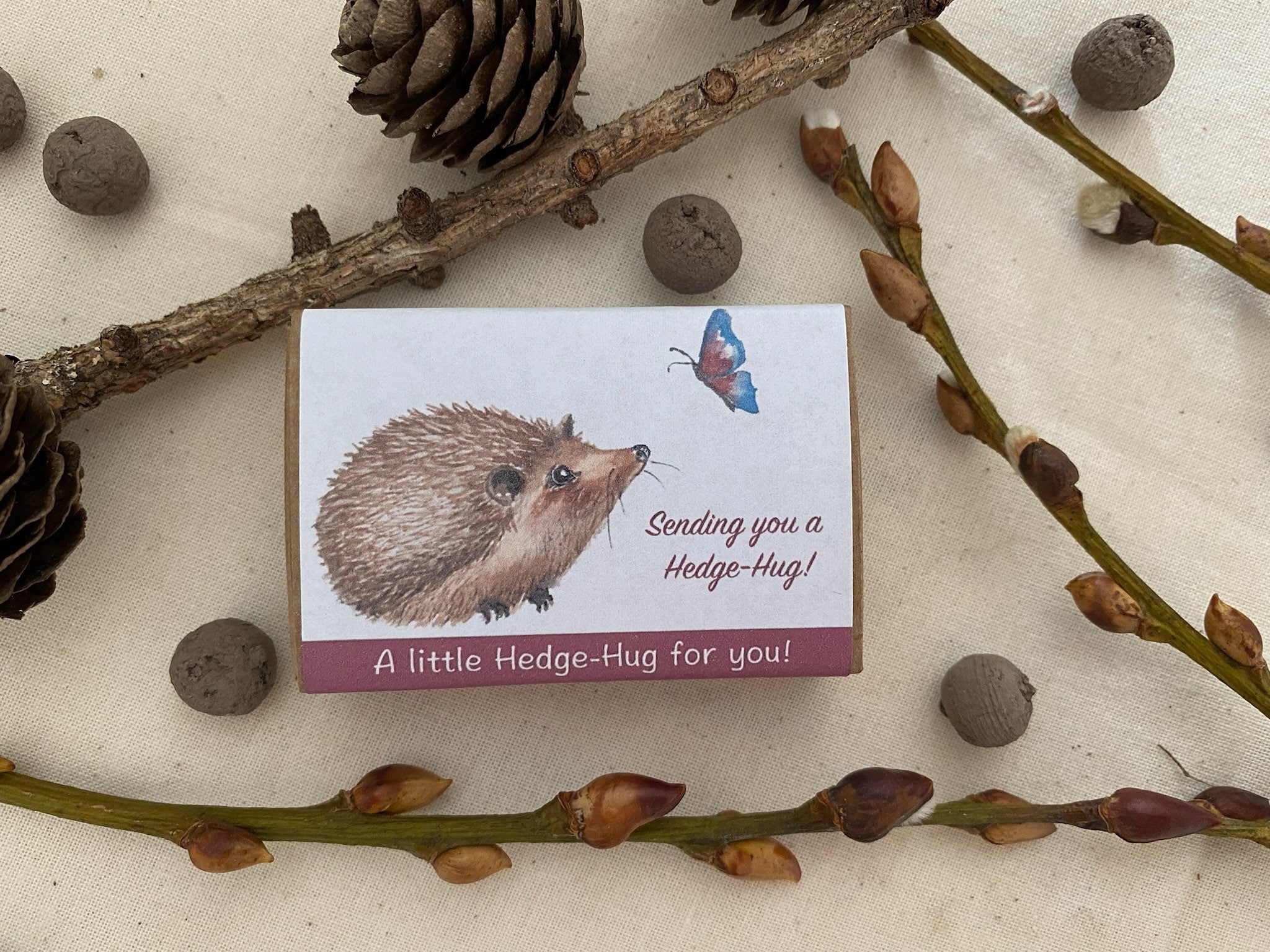 Hedgehog Gift, Pocket Hug, Hug in a Box, Matchbox Gift, Letterbox Gift ...