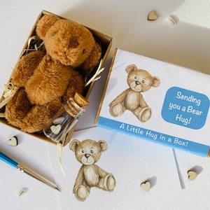 Sending a Bear Hug, A Hug in a Box, Postbox Hug, Thinking of You ...