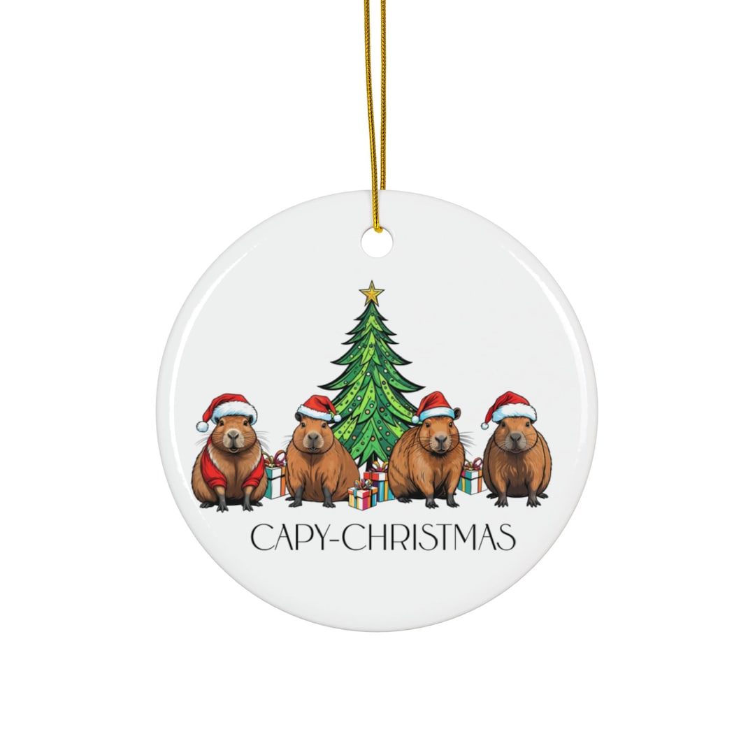 Capy Christmas, Capybara Christmas - Etsy