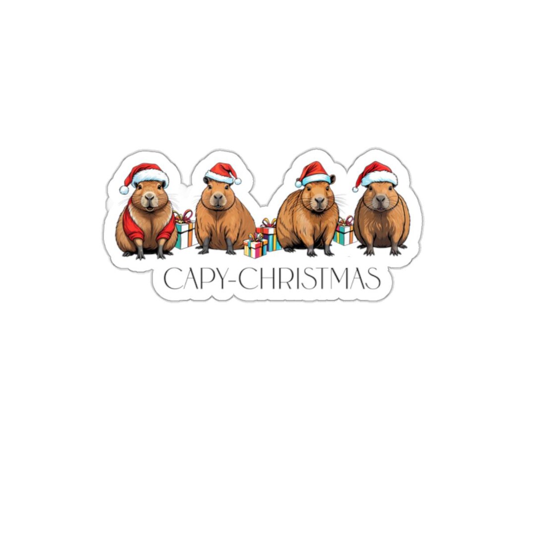 Capy Christmas, Capybara Christmas - Etsy