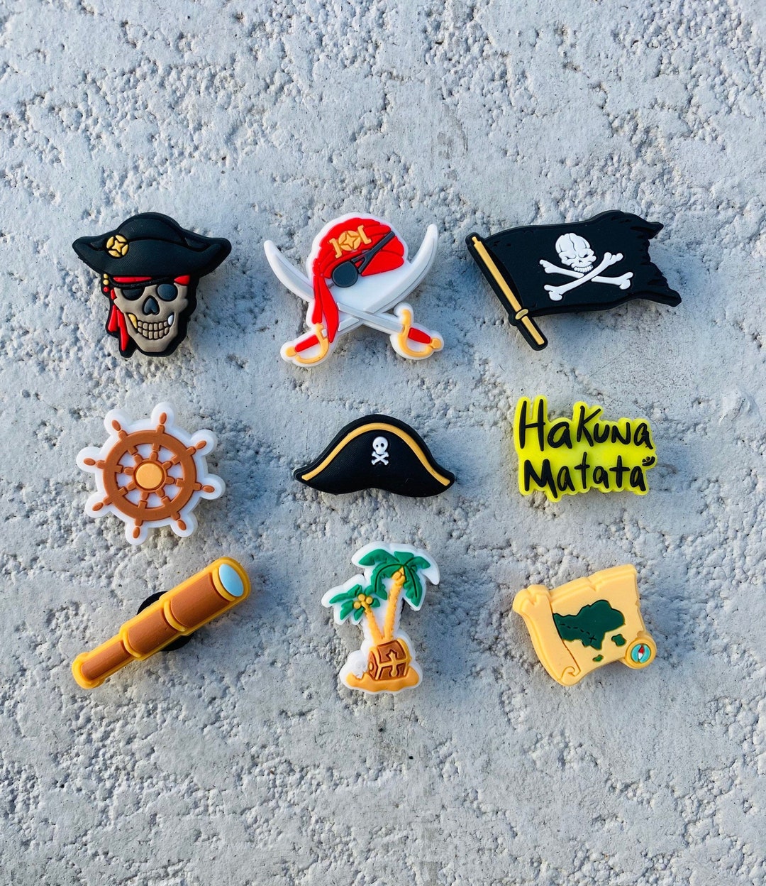 Halloween Shoe Charms Pirate Clog Charms Sailor Shoe - Etsy