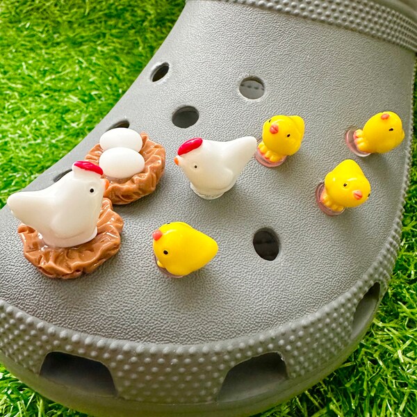 Chicken Crocs Charm - Etsy