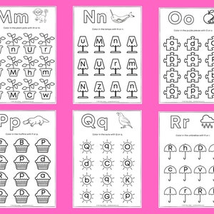 Letter Recognition Workbook | Preschool Curriculum | Homeschool ...