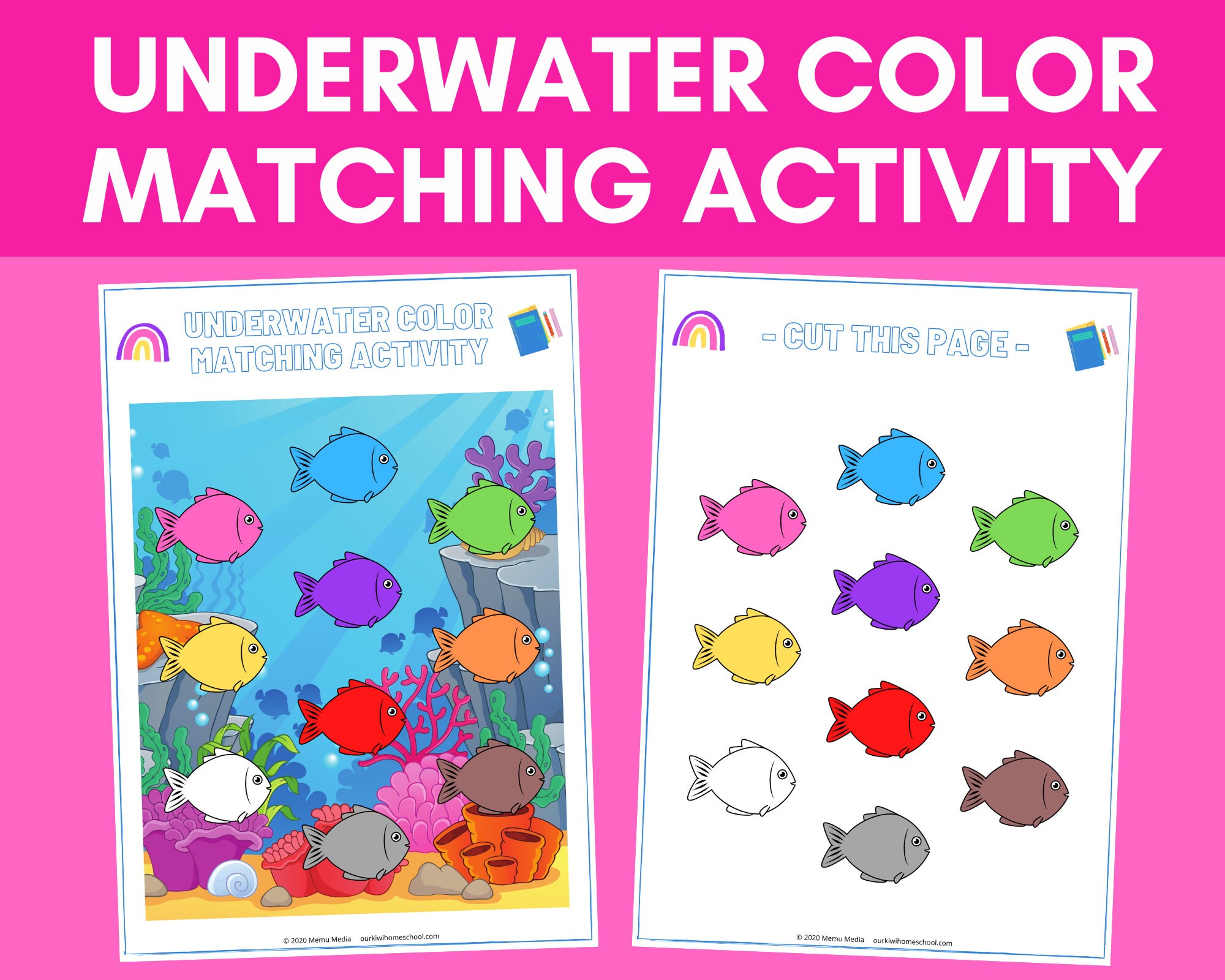 Preschool Learning Bundle | Montessori Matching Activities | Toddler ...