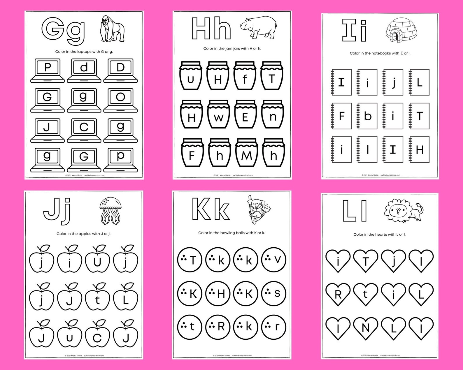 Letter Recognition Workbook | Preschool Curriculum | Homeschool ...