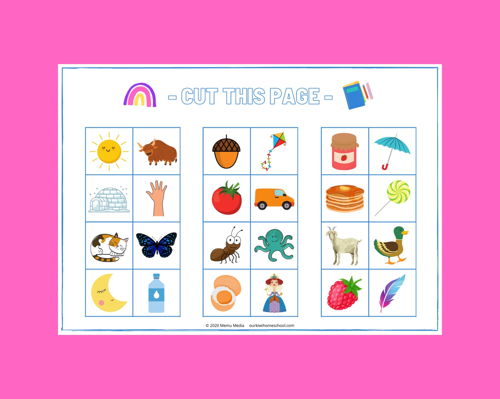 Beginning Sounds Matching Activity | Preschool Sorting Game ...