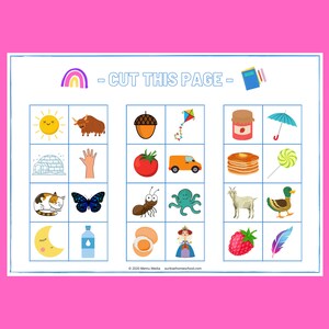 Beginning Sounds Matching Activity | Preschool Sorting Game ...