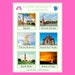 Famous Monuments and Landmarks Flash Cards | Homeschool Activity - Etsy