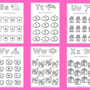 Letter Recognition Workbook | Preschool Curriculum | Homeschool ...