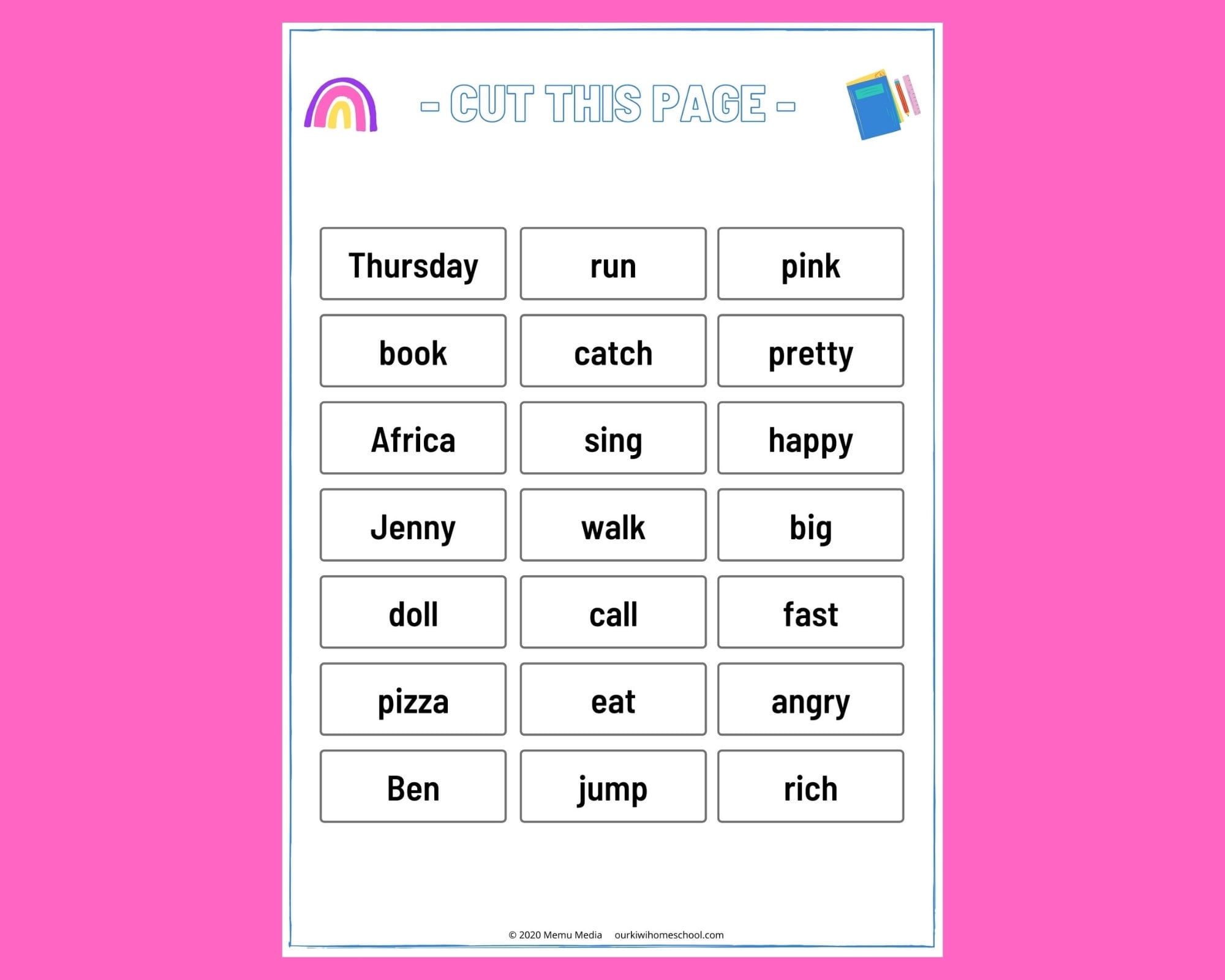 Parts of Speech Sorting Activity | Language Arts Montessori Activity ...