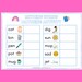 Rhyming Words Matching Activity | Kindergarten Matching Game ...