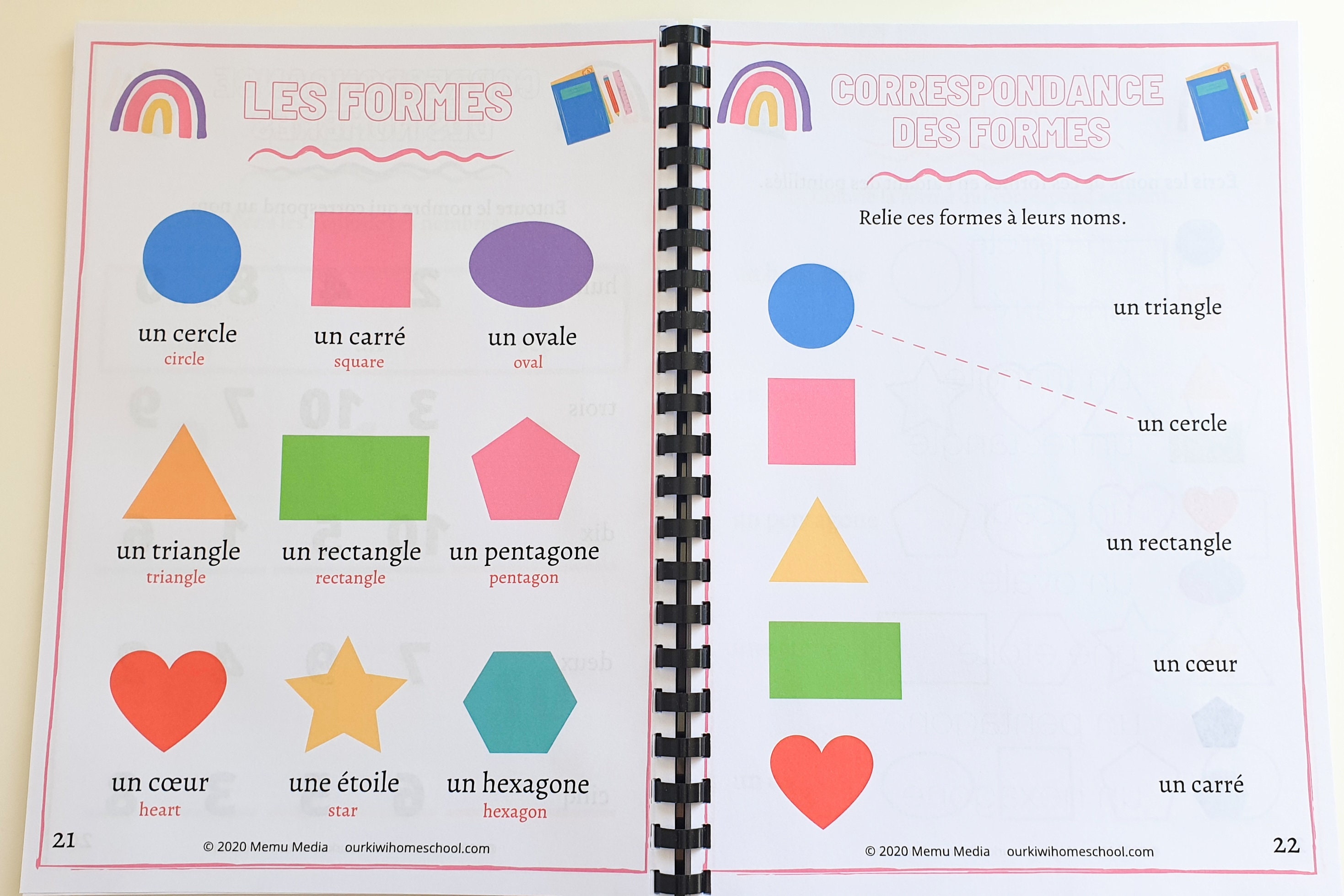 Kids French Workbook | Ages 4-8, Vocabulary & Activities (PDF Download ...