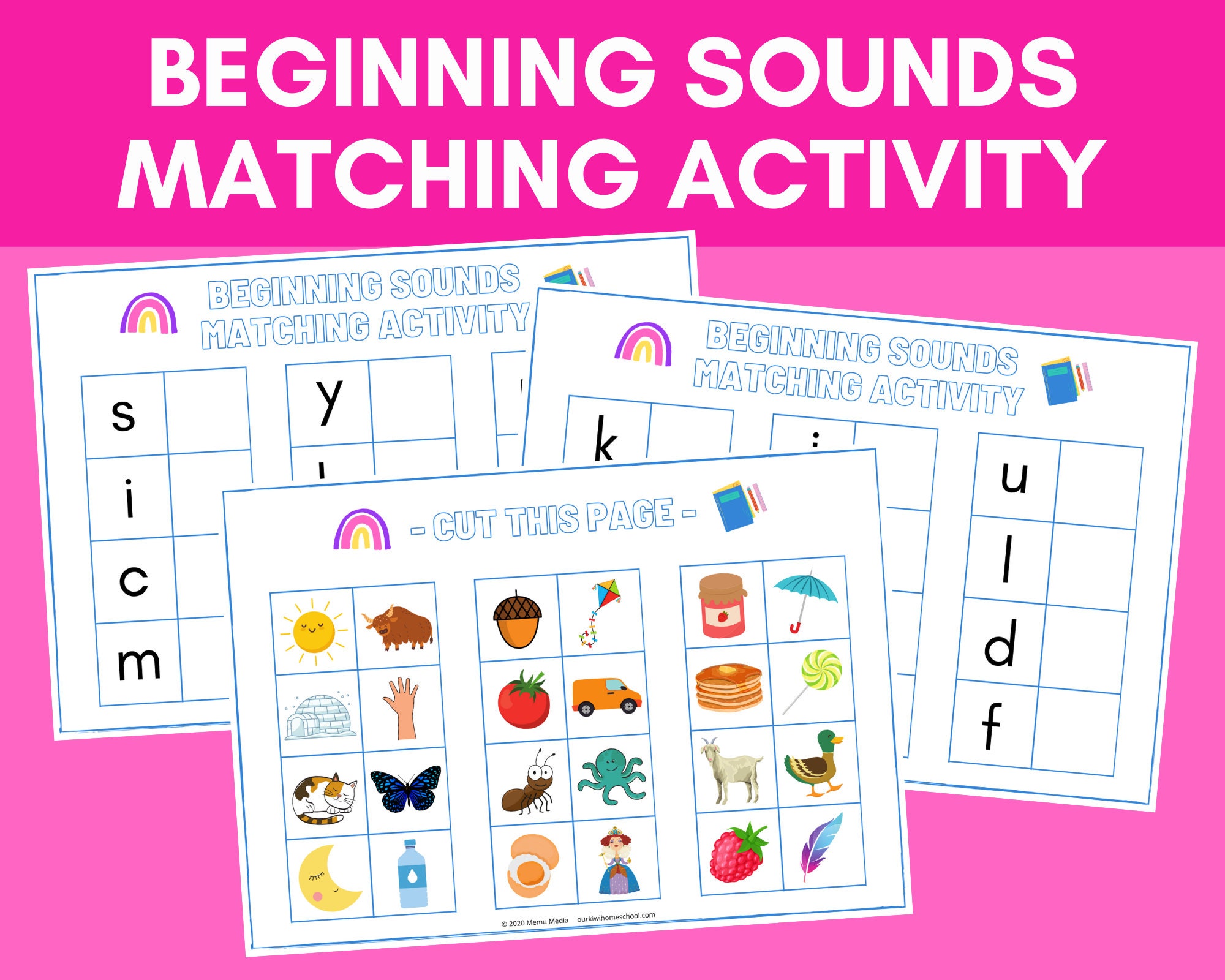 Preschool Learning Bundle #2 | Toddler Busy Book | Homeschool ...