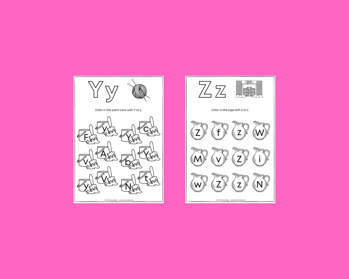 Letter Recognition Workbook Preschool Curriculum - Etsy