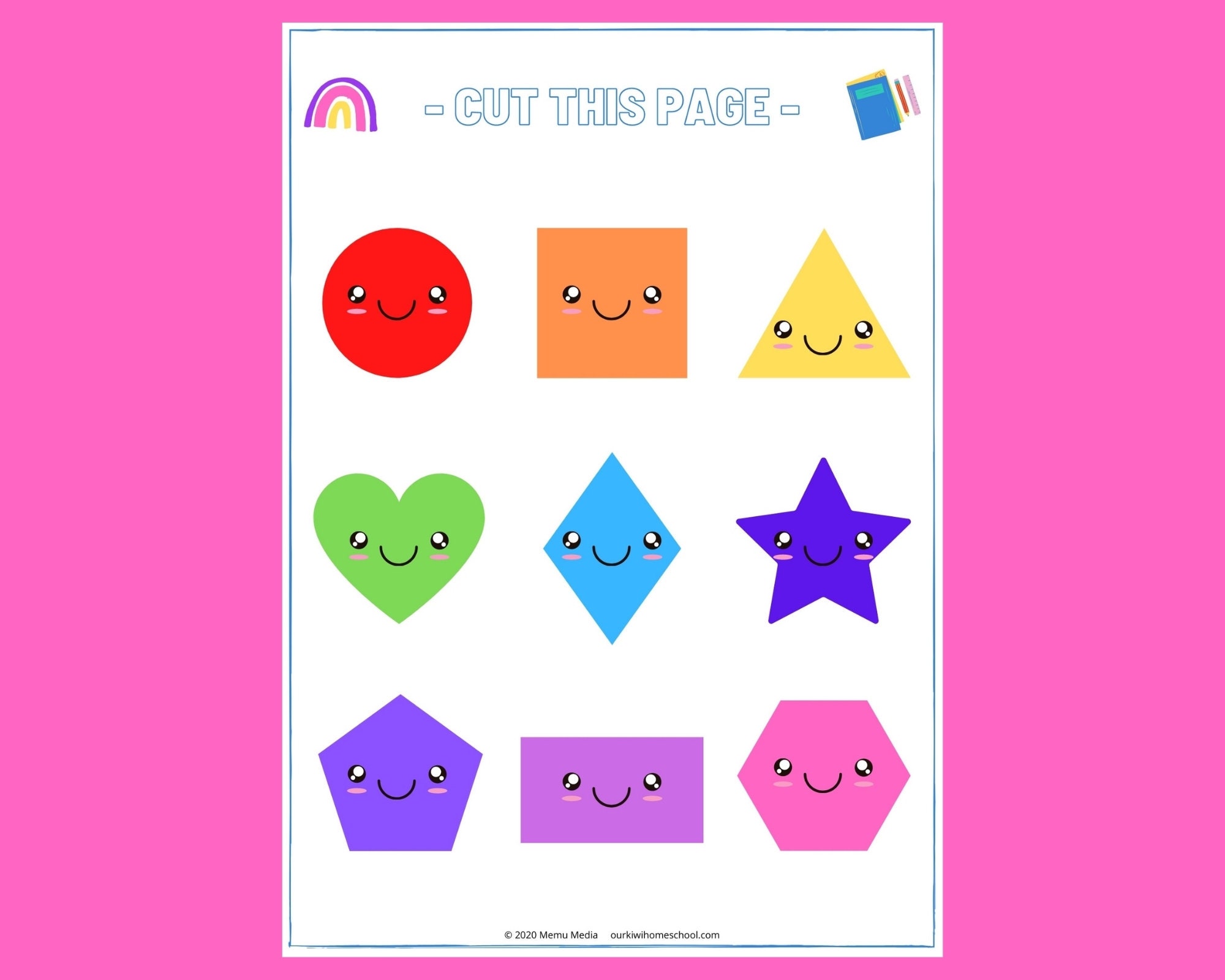 Shape Shadow Matching Activity | Preschool Sorting Game | Montessori ...