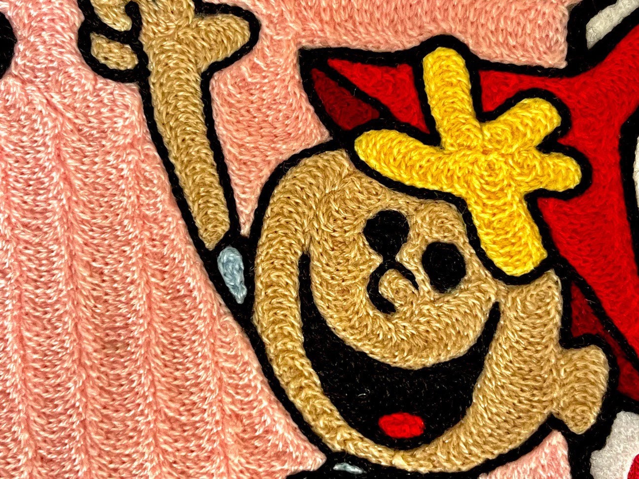 Tom Terrific Embroidered Patch Sewn Onto Pink Sweatshirt - Etsy