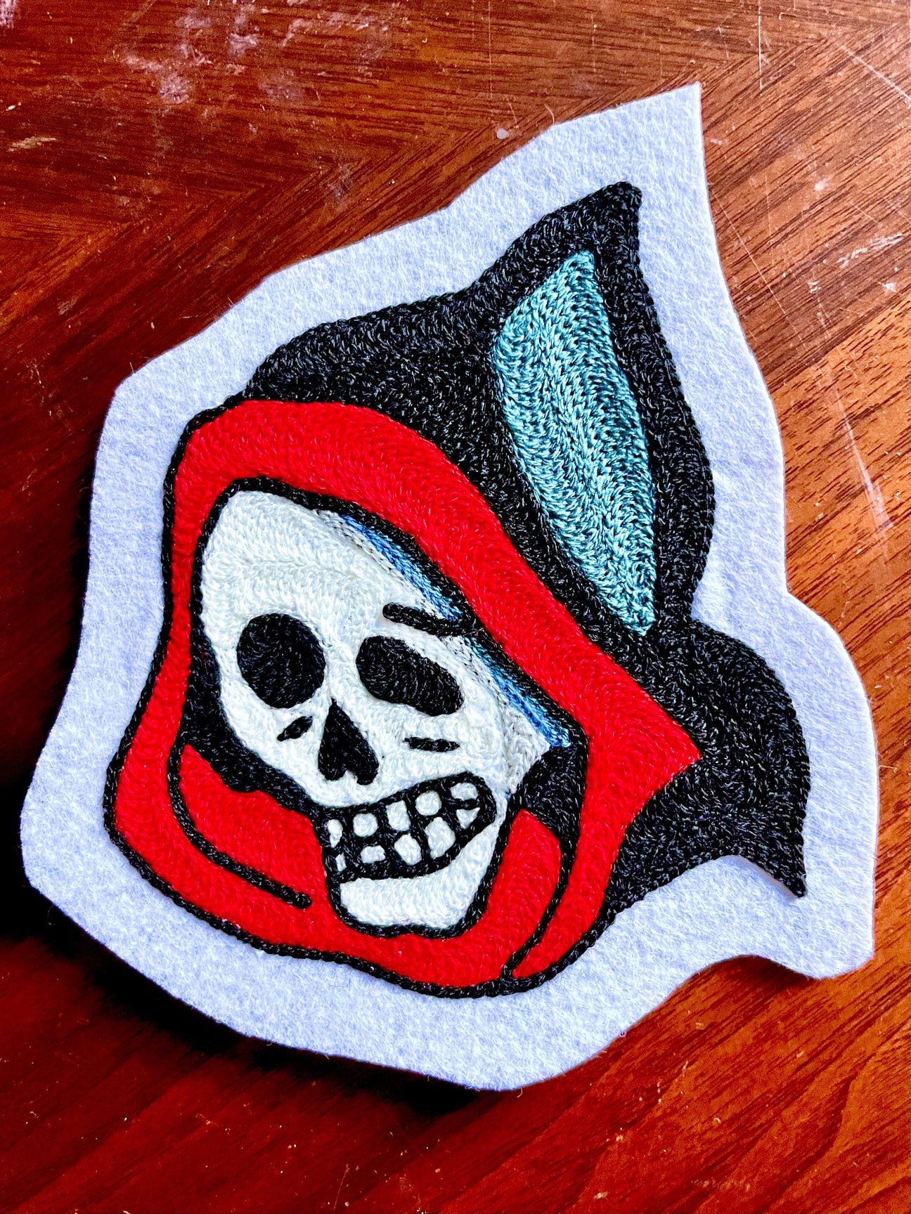 Grim Reaper Patch - Etsy