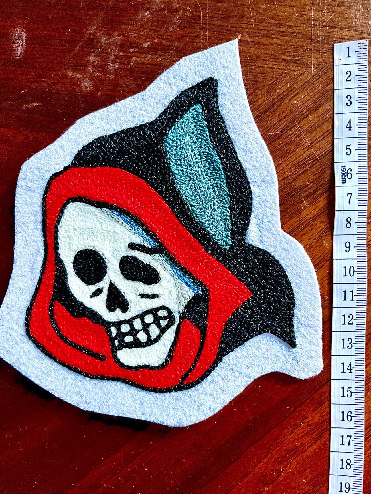 Grim Reaper Patch - Etsy