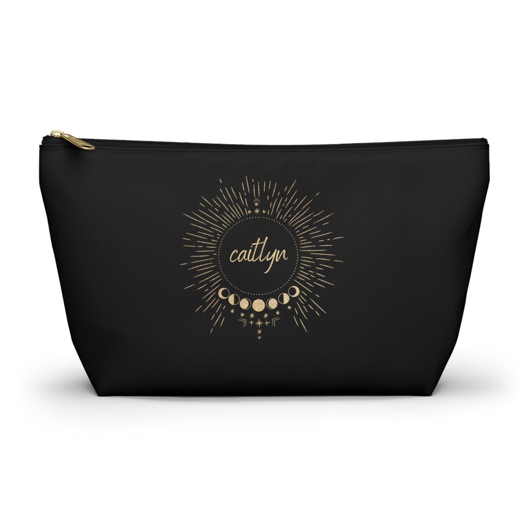 Personalized Sun and Moon Phases Makeup Bag, Cosmetic Bag, Inexpensive ...