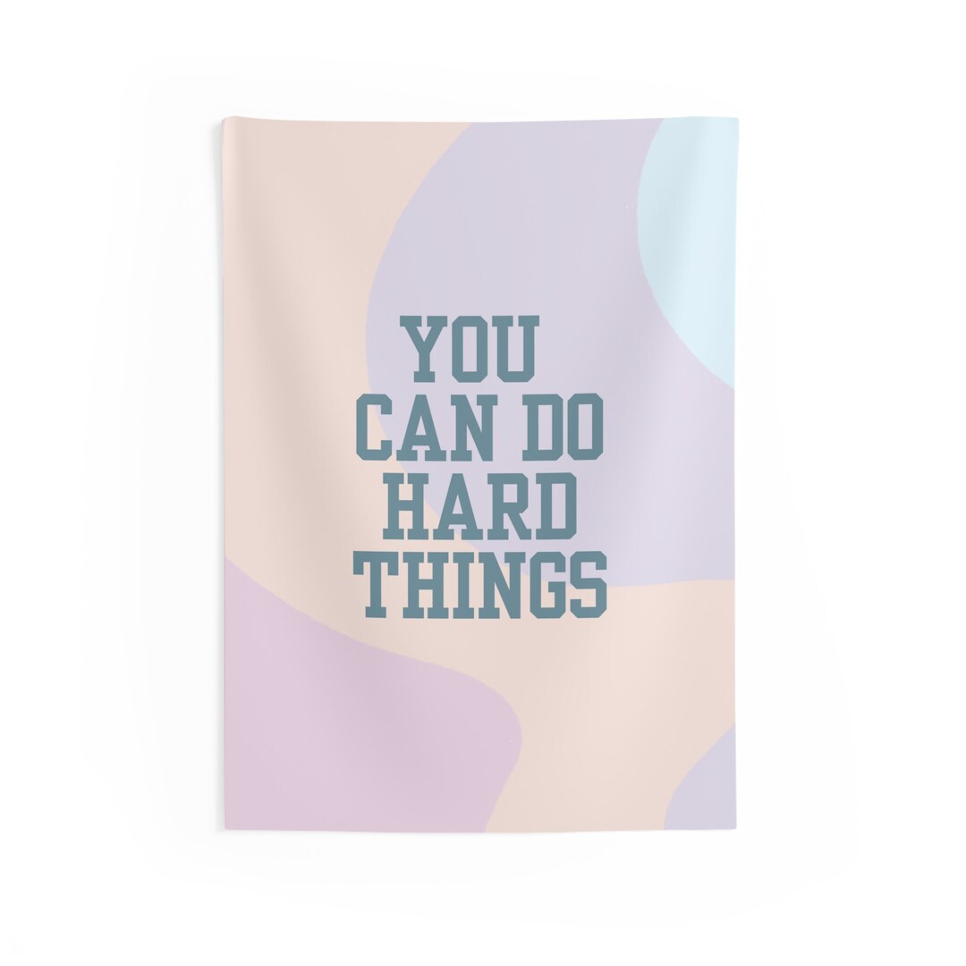 Calm Colors Classroom Tapestry, Positive Affirmation Classroom Decor ...