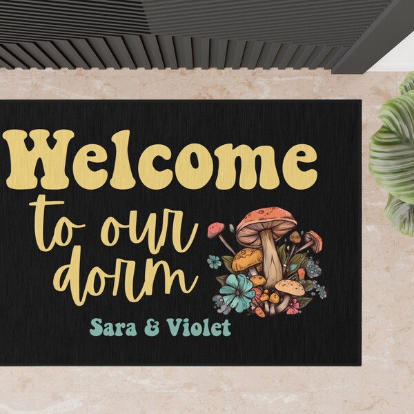 Welcome Mat College Girls - Etsy
