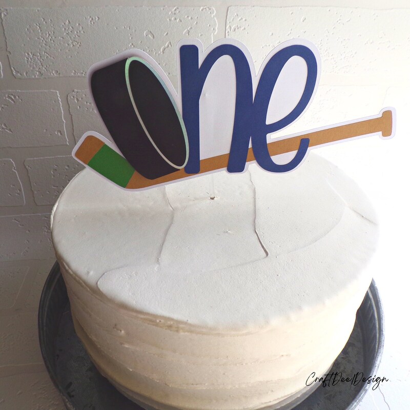 Hockey Cake Topper - Etsy
